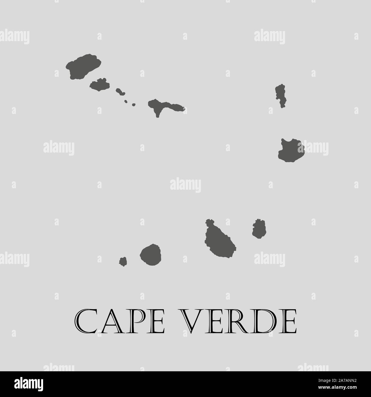 Capo verde map immagini e fotografie stock ad alta risoluzione - Alamy