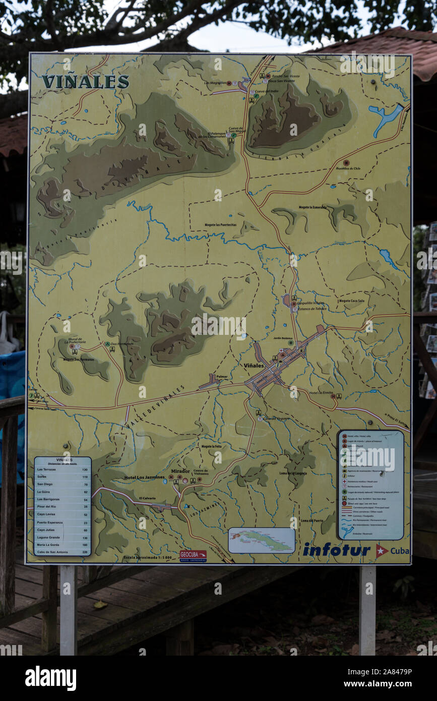 Map of cuba vinales immagini e fotografie stock ad alta risoluzione - Alamy