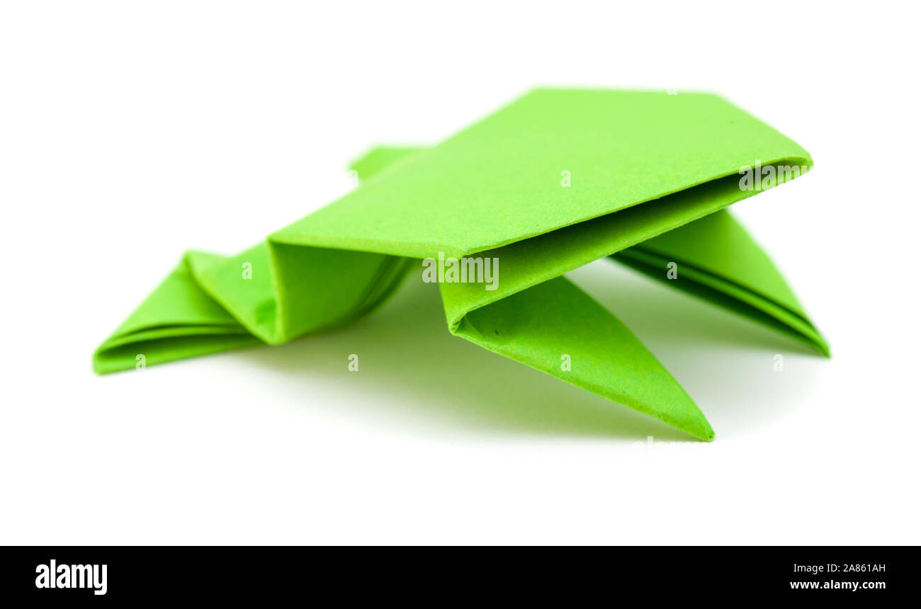 Origami di rana immagini e fotografie stock ad alta risoluzione - Alamy