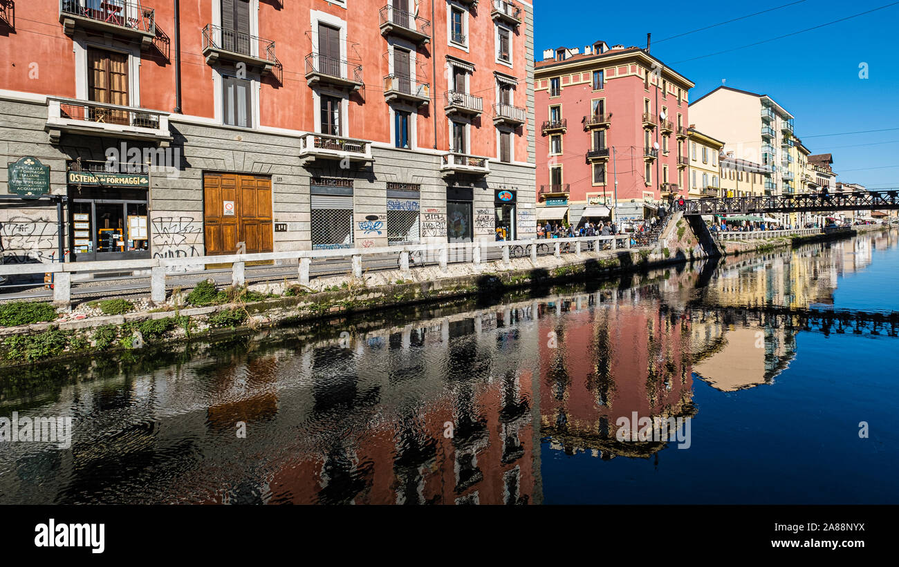 Milan naviglio grande immagini e fotografie stock ad alta risoluzione ...