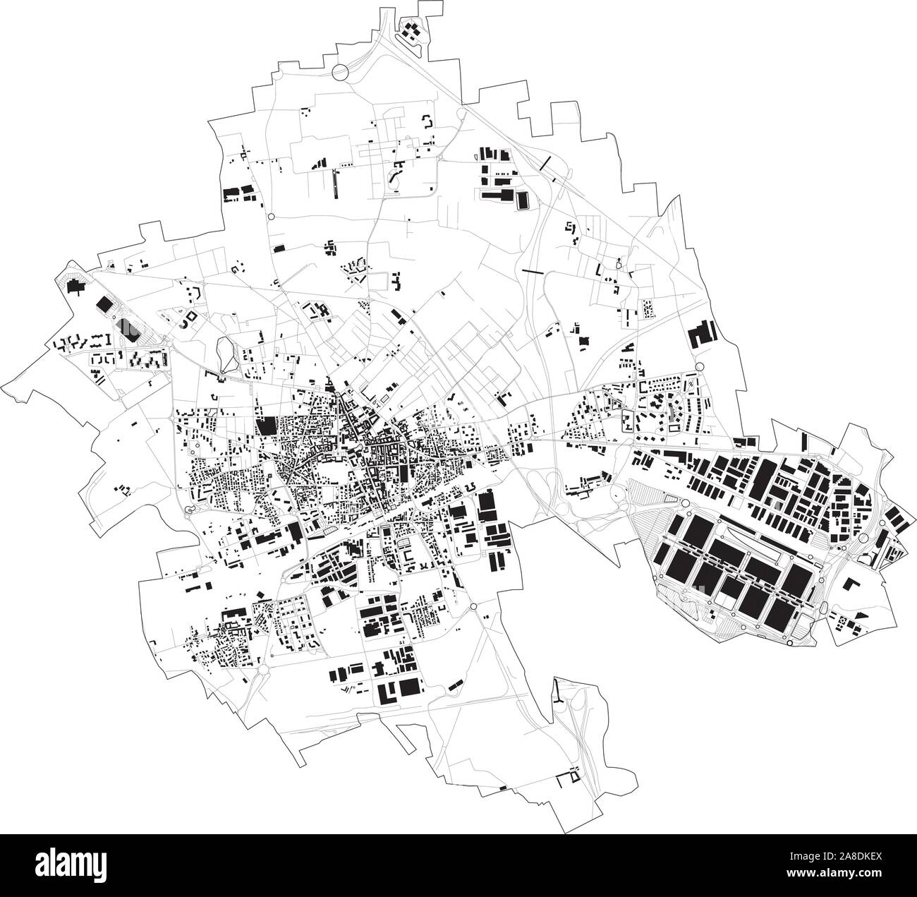 Mappa di milano centro Immagini senza sfondo e Foto Stock ritagliate ...
