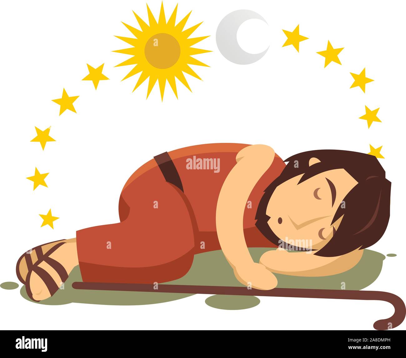 Bible story art Immagini Vettoriali Stock - Alamy