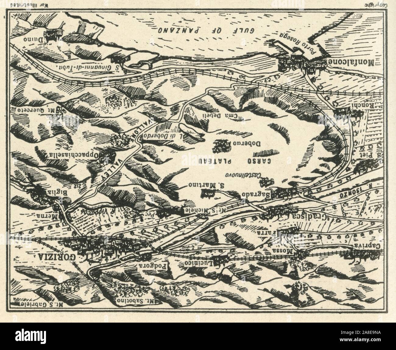 Mappa dell'altopiano immagini e fotografie stock ad alta risoluzione ...