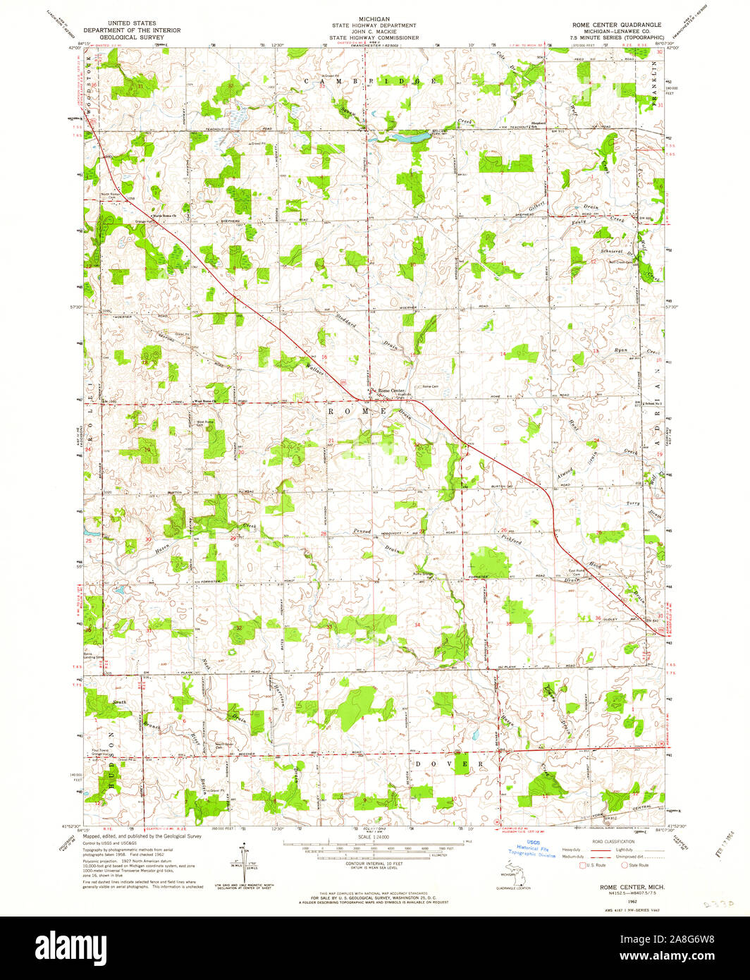 Mappe storiche centro di roma immagini e fotografie stock ad alta ...