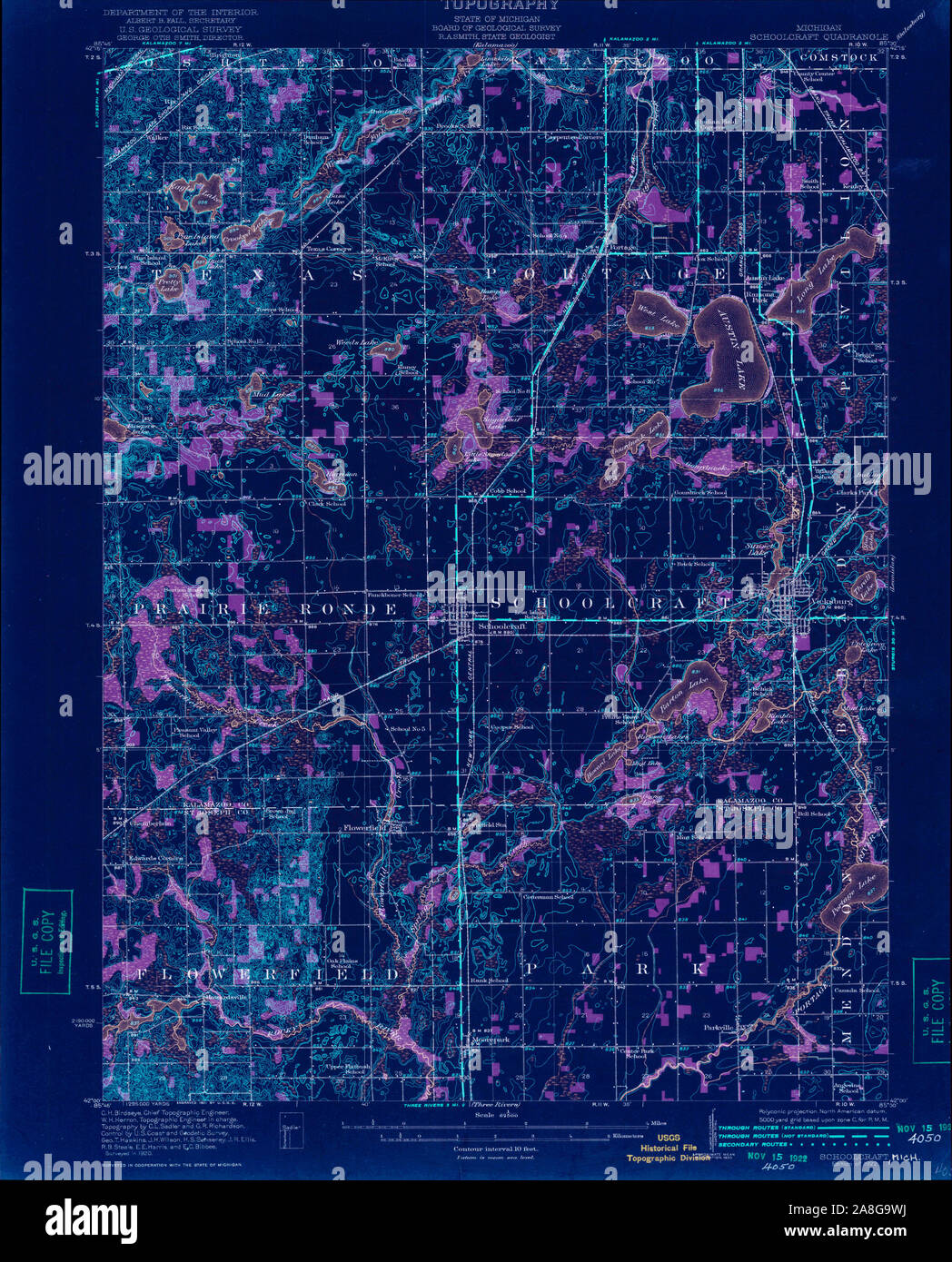 Mappa di schoolcraft immagini e fotografie stock ad alta risoluzione ...