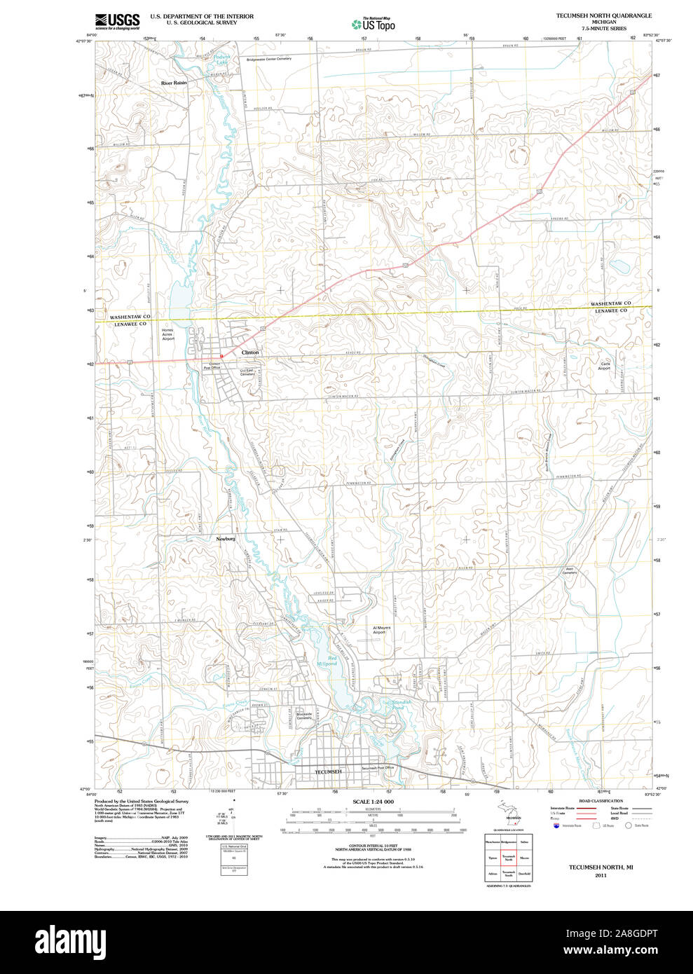 Mappa di tecumseh immagini e fotografie stock ad alta risoluzione - Alamy