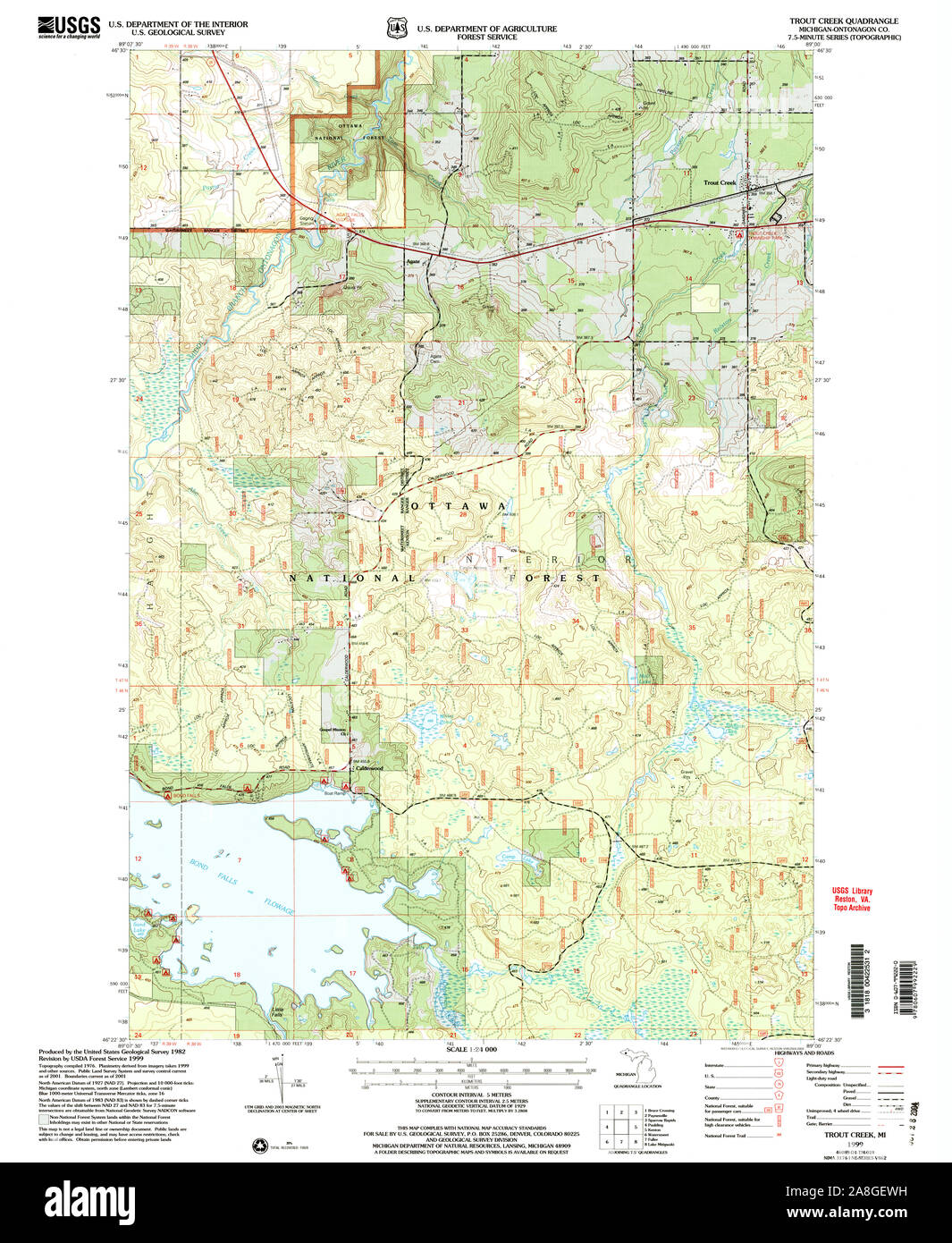 Mappa di trout creek immagini e fotografie stock ad alta risoluzione ...