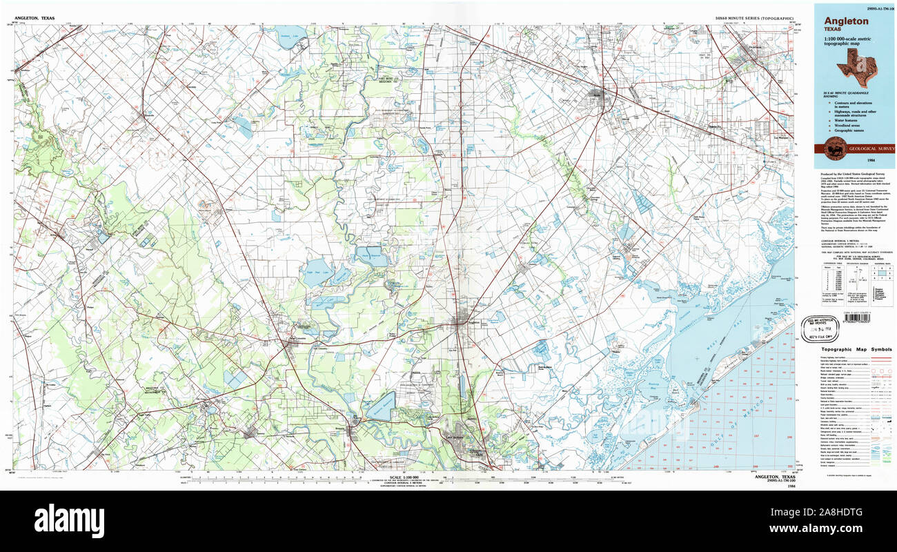 Mappa di angleton texas immagini e fotografie stock ad alta risoluzione ...