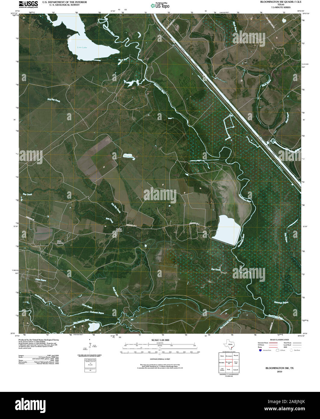 Mappa di bloomington texas Immagini senza sfondo e Foto Stock ...