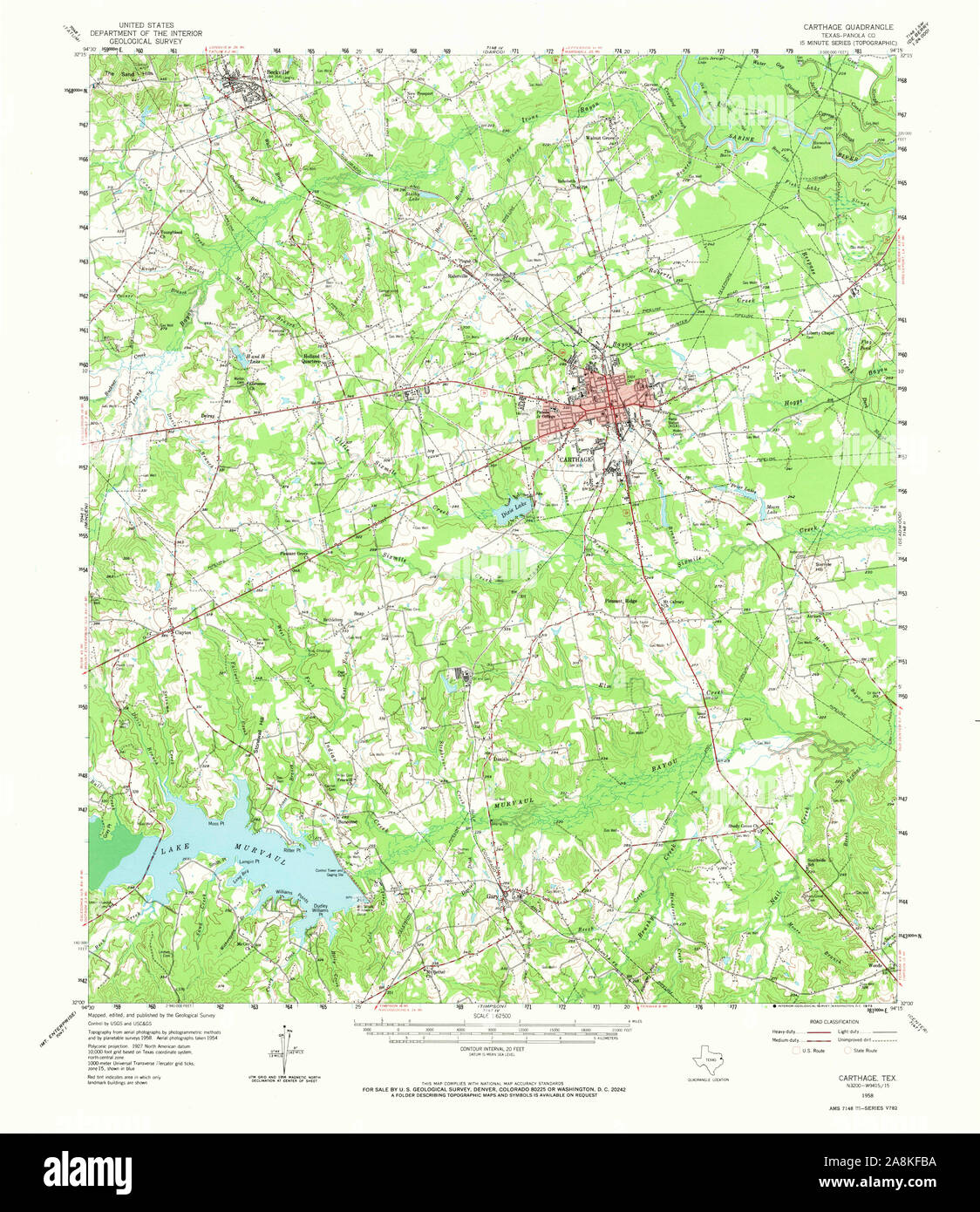 Mappa di cartagine texas immagini e fotografie stock ad alta ...