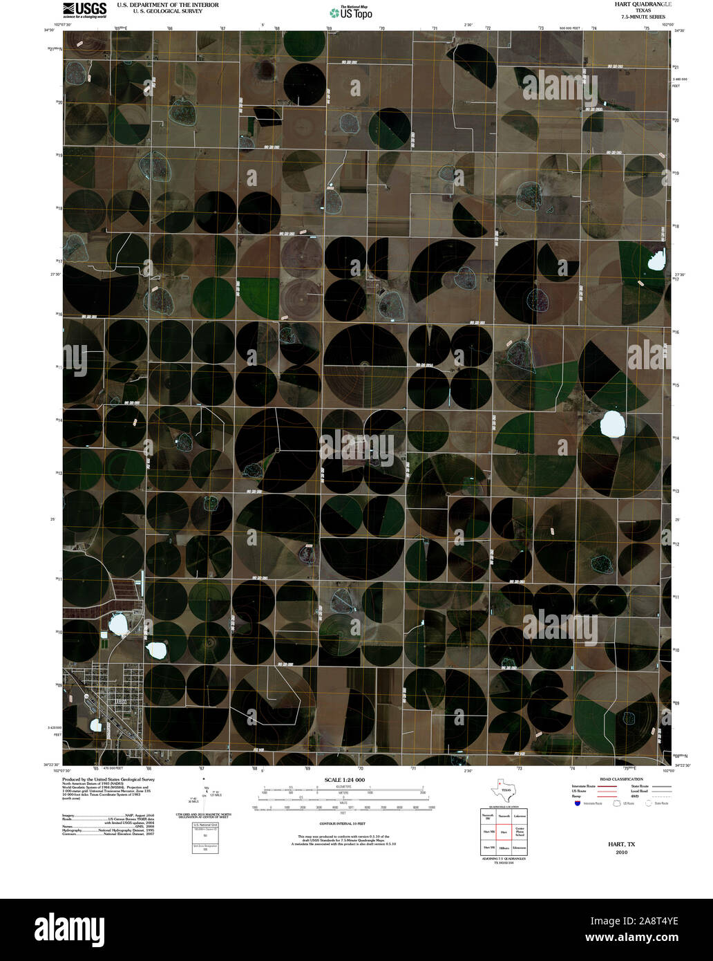Mappa di hart texas immagini e fotografie stock ad alta risoluzione - Alamy