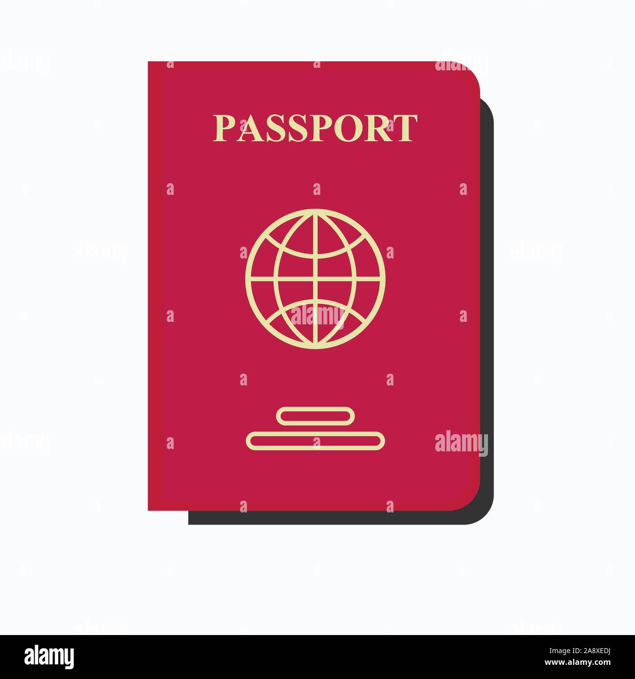 Mappa del passaporto Immagini Vettoriali Stock - Alamy