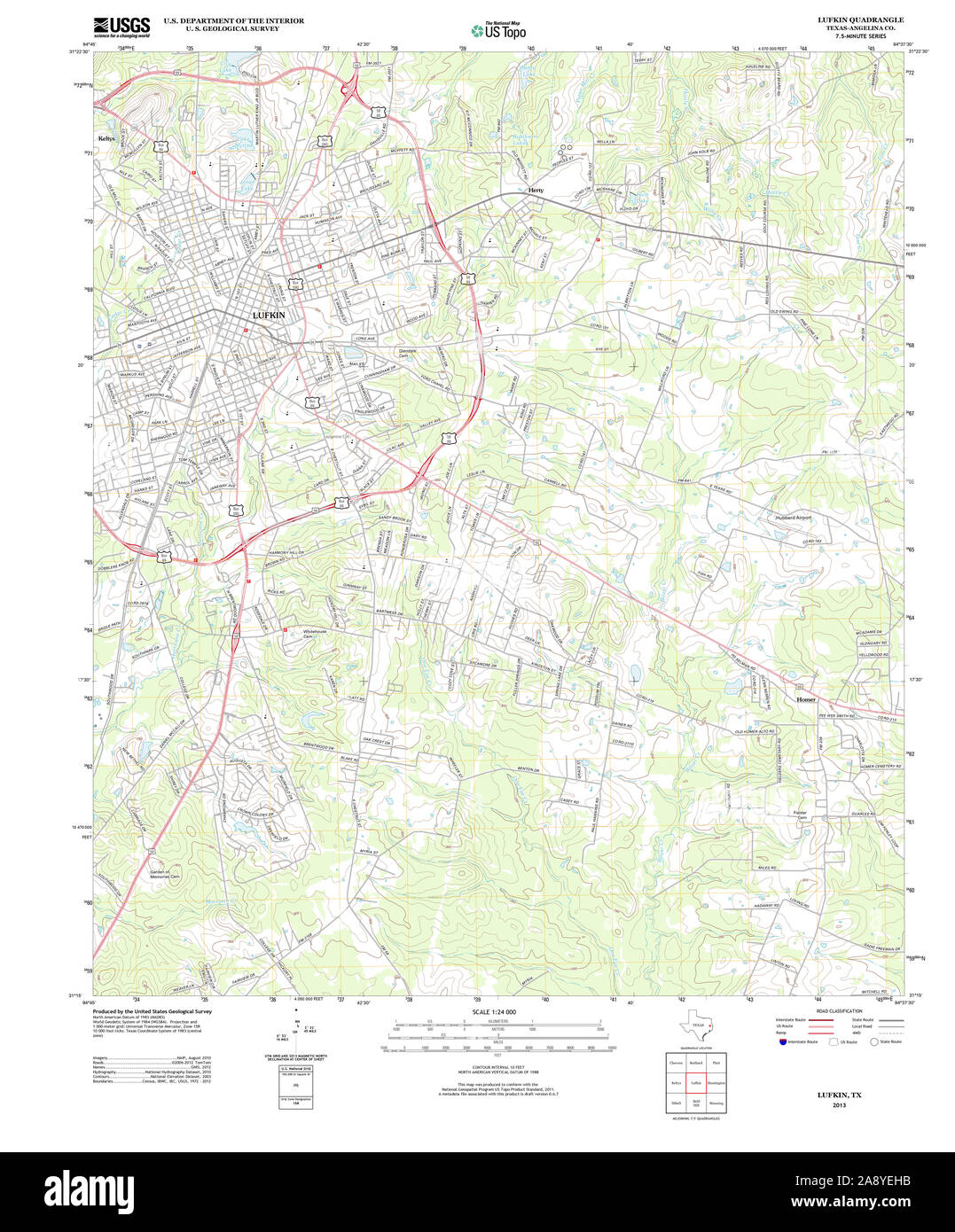 Mappa di lufkin immagini e fotografie stock ad alta risoluzione - Alamy