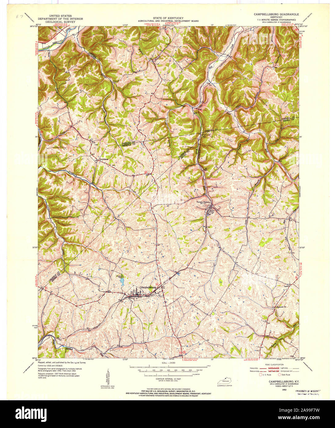 Mappa di campbellsburg immagini e fotografie stock ad alta risoluzione ...