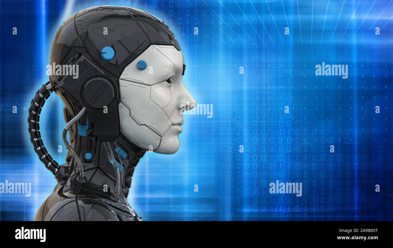 La tecnologia Robot sci-fi Cyborg donna android sfondo : umanoidi ...