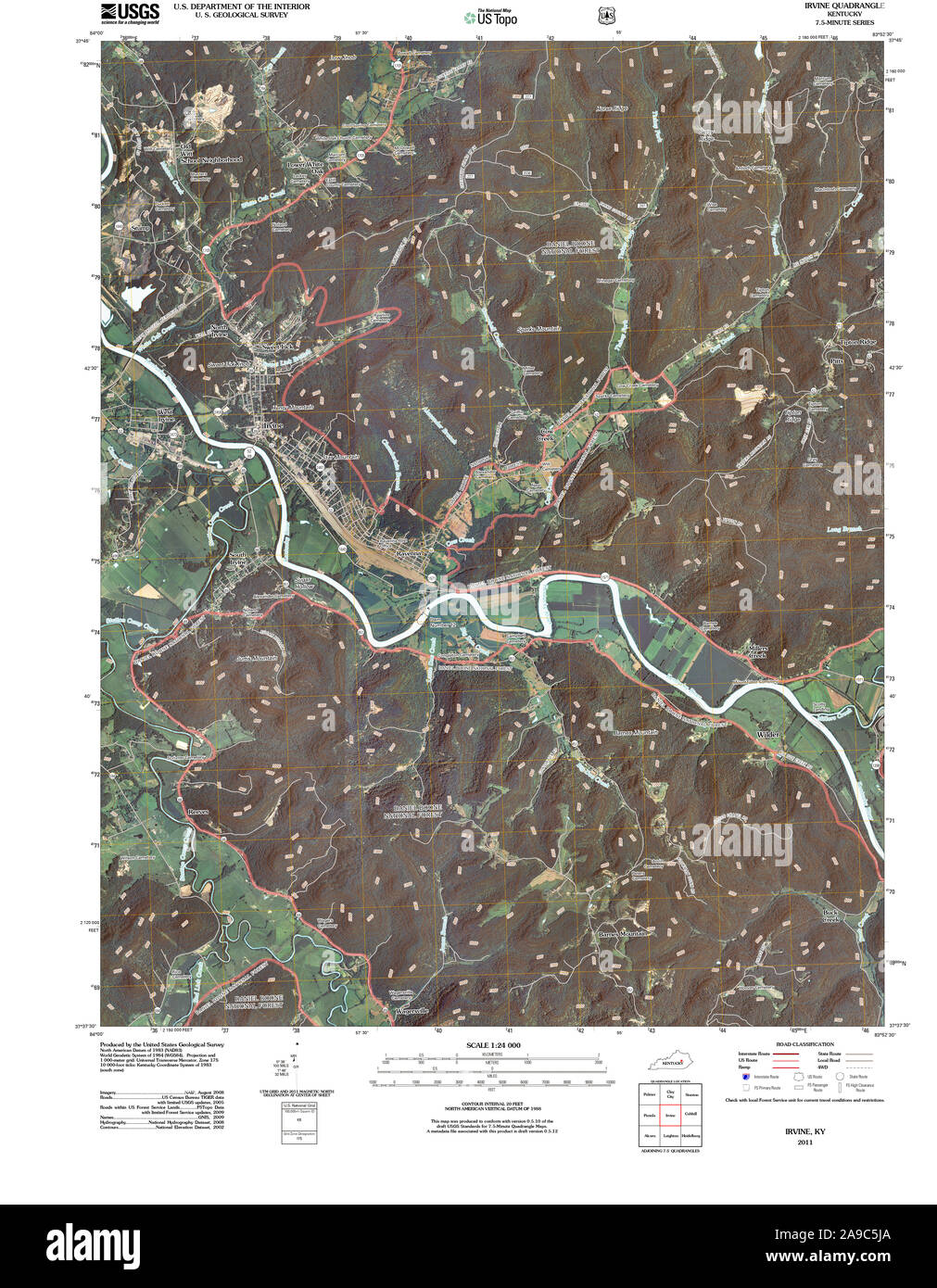 Mappa di irvine Immagini senza sfondo e Foto Stock ritagliate - Alamy