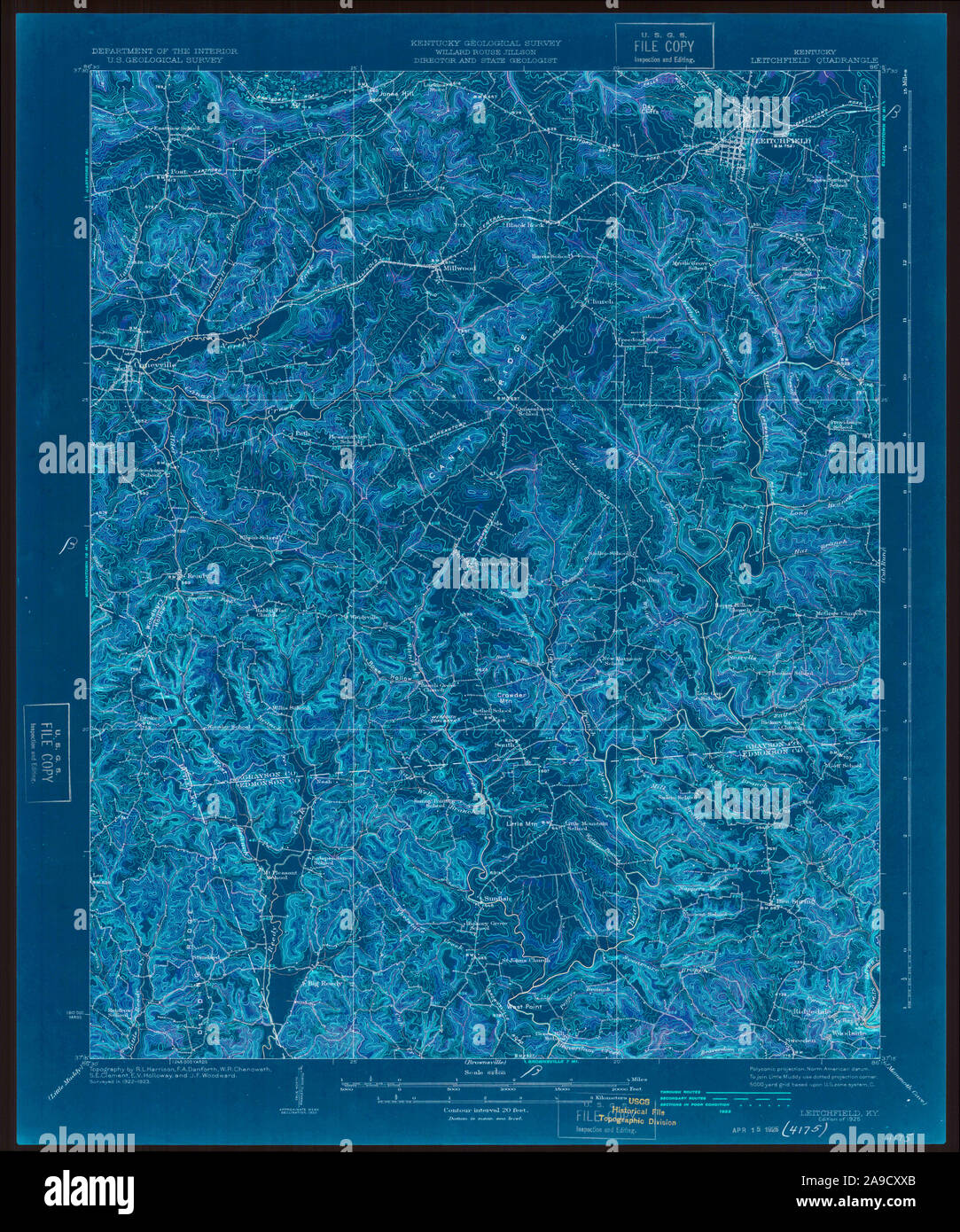 Mappa di leitchfield immagini e fotografie stock ad alta risoluzione ...