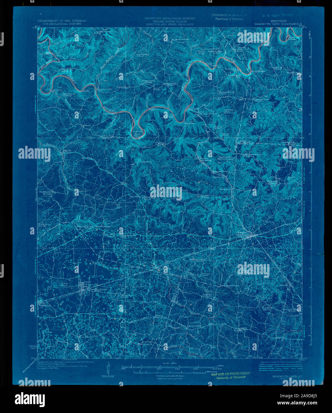 Mappa della grotta di mammut immagini e fotografie stock ad alta ...