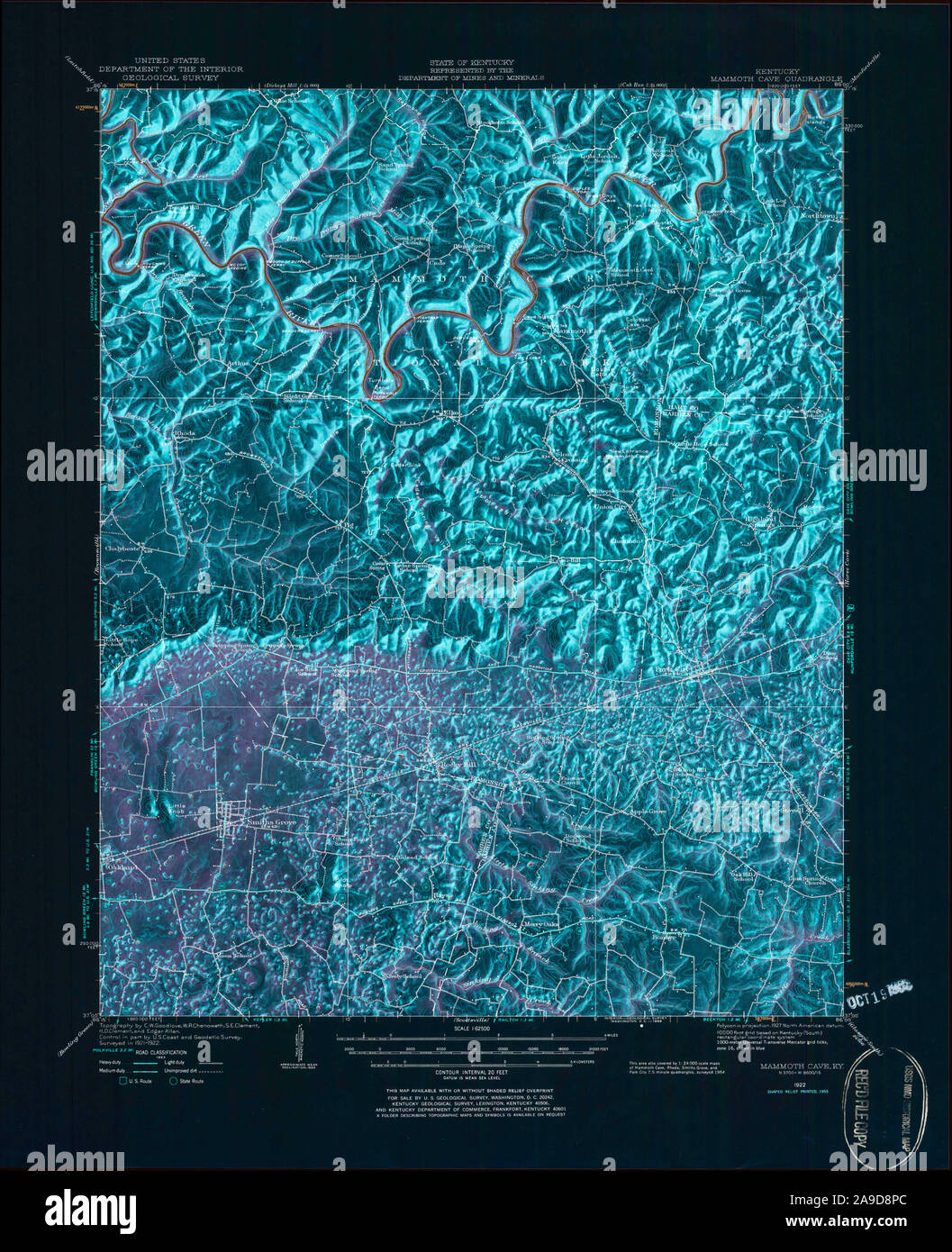 Mappa della grotta di mammut immagini e fotografie stock ad alta ...