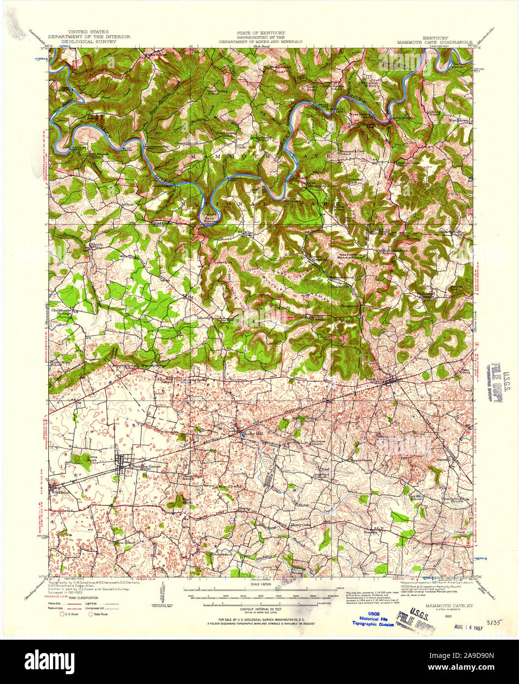 Mappa della grotta di mammut immagini e fotografie stock ad alta ...