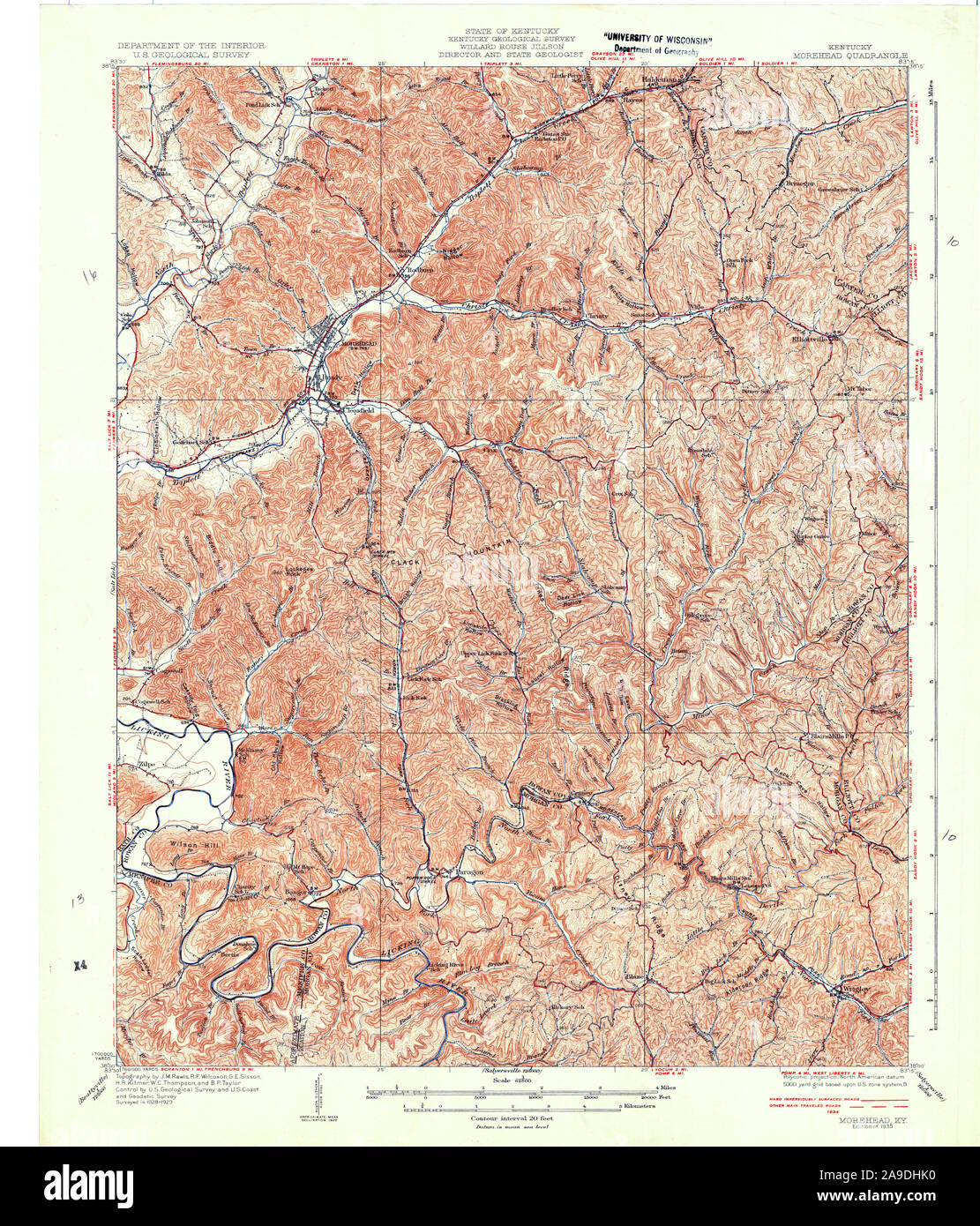 Mappa di morehead immagini e fotografie stock ad alta risoluzione - Alamy