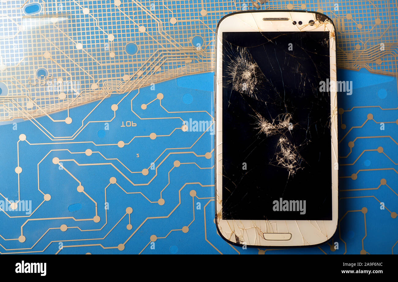 Schermo rotto sfondo immagini e fotografie stock ad alta risoluzione ...
