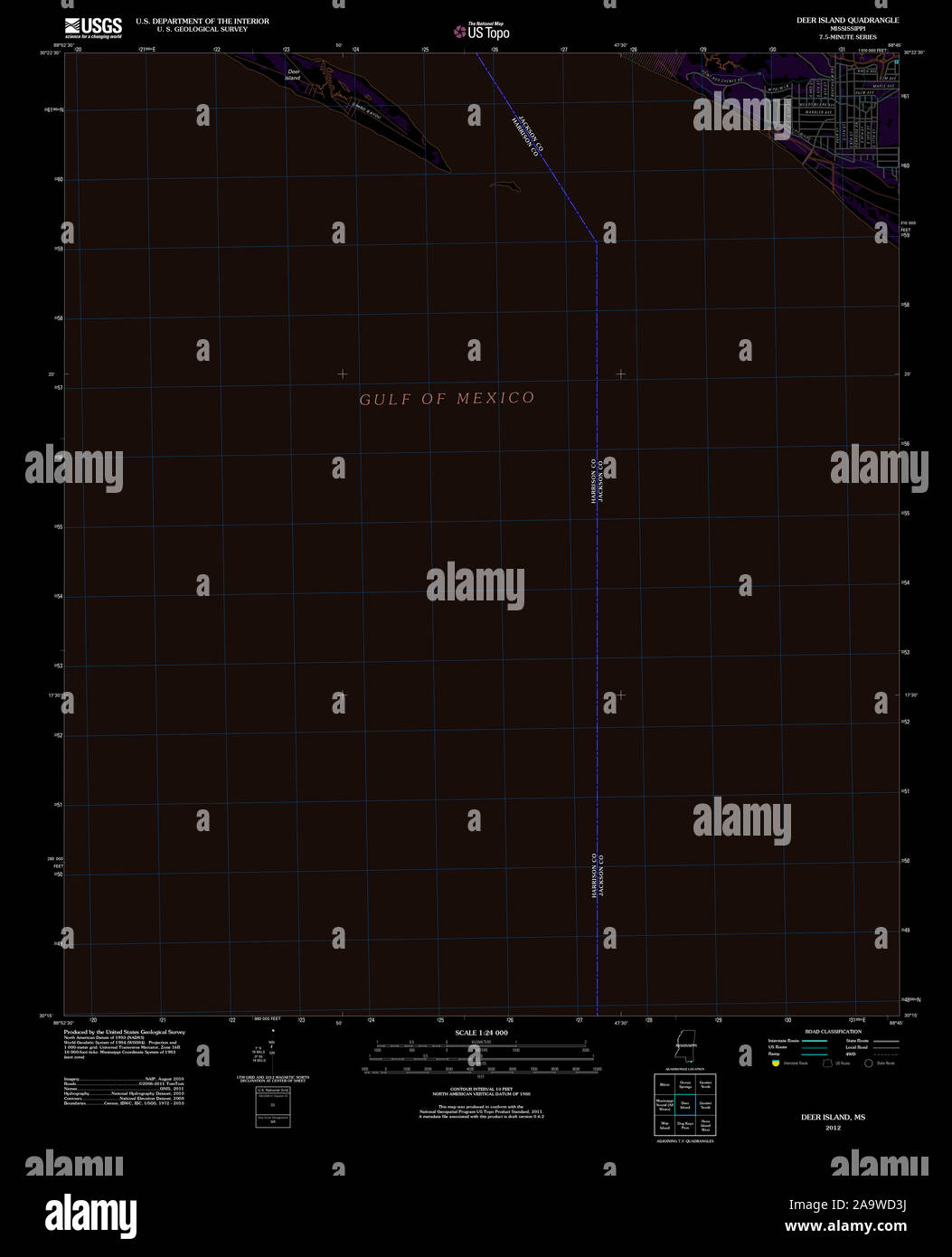 Mappa dell'isola dei cervi immagini e fotografie stock ad alta ...