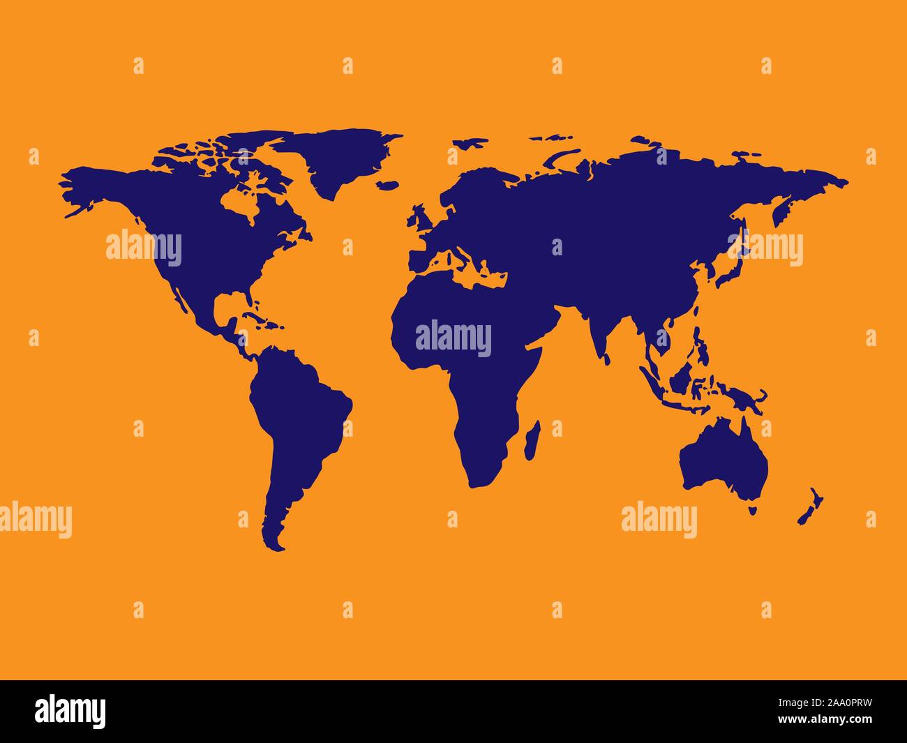 Equatore mappa del mondo Immagini Vettoriali Stock - Alamy