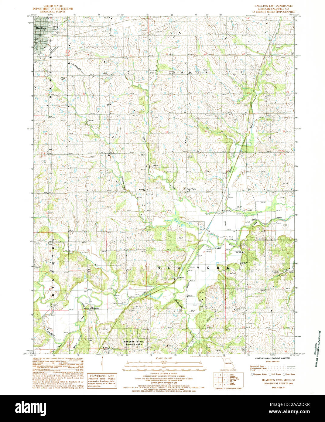 Mappa di hamilton, missouri immagini e fotografie stock ad alta ...