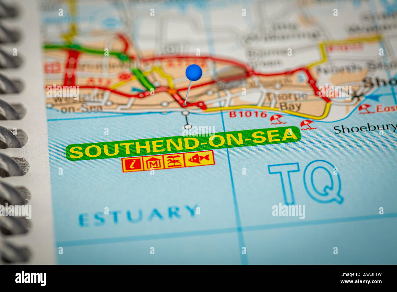 Mappa di southend on sea immagini e fotografie stock ad alta ...