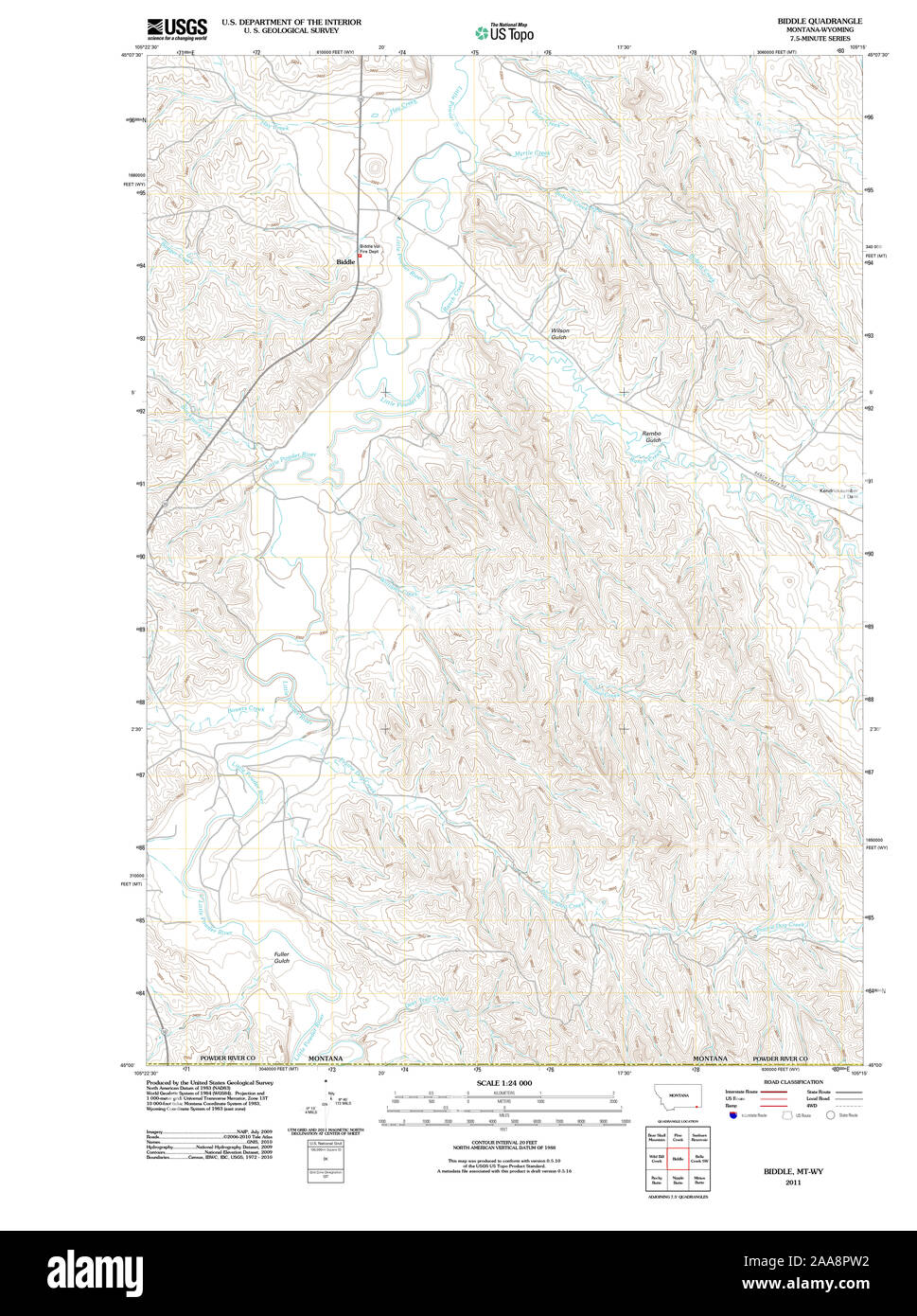 Mappa di biddle montana immagini e fotografie stock ad alta risoluzione ...