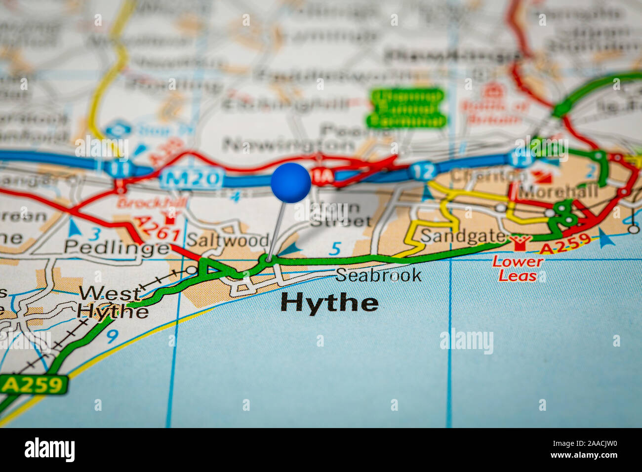 Mappa di hythe immagini e fotografie stock ad alta risoluzione - Alamy