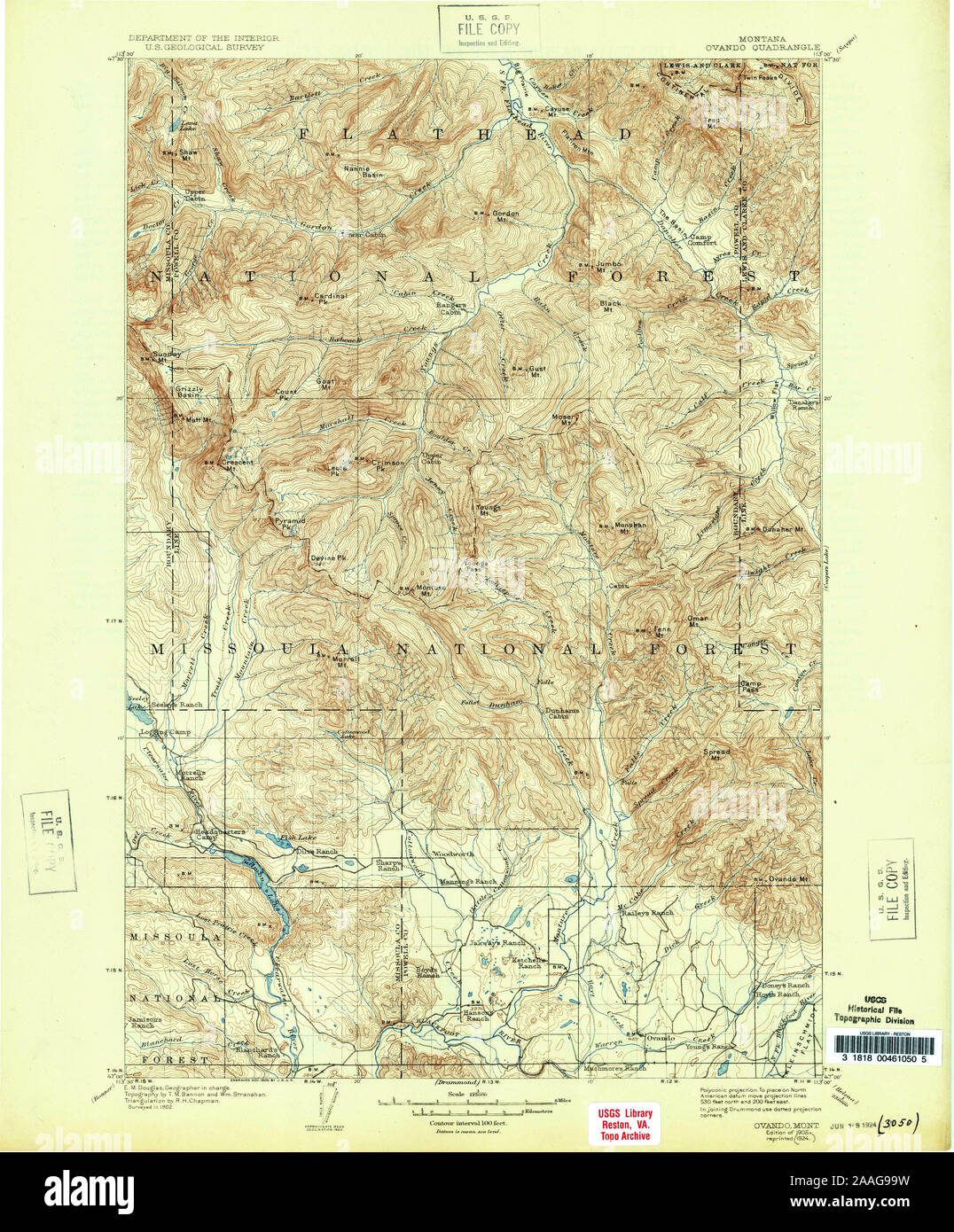 Mappa di ovando montana immagini e fotografie stock ad alta risoluzione ...