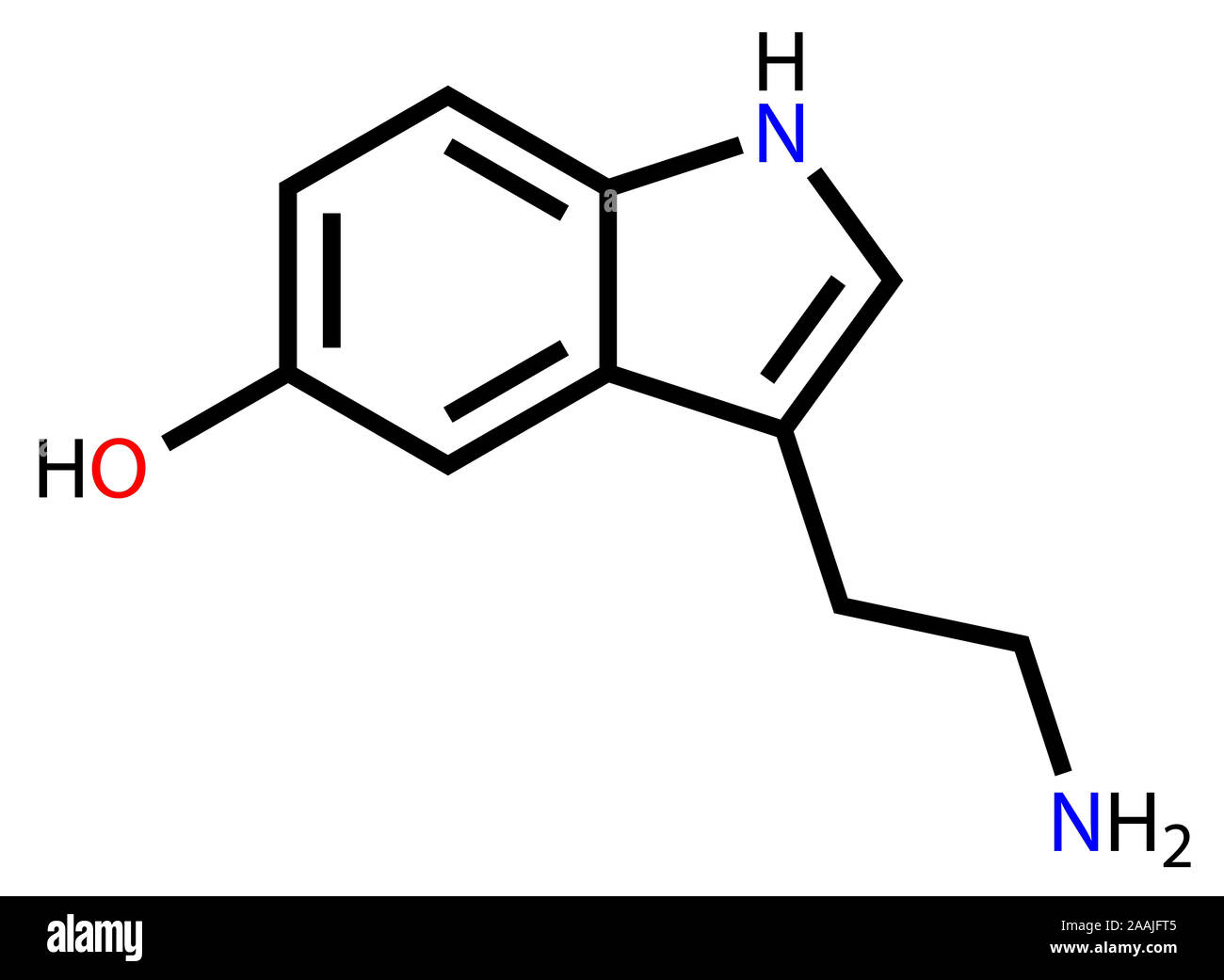 Serotonin hormone neurotransmitter molecule immagini e fotografie stock ...