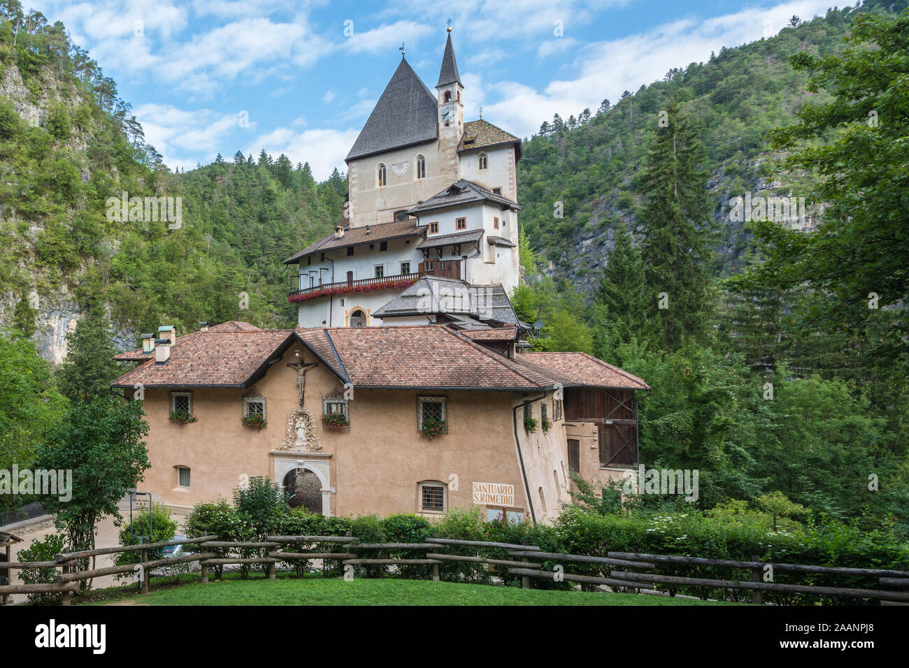 Il Santuario Di San Romedio. Non Valle, Provincia Di Trento, Trentino ...