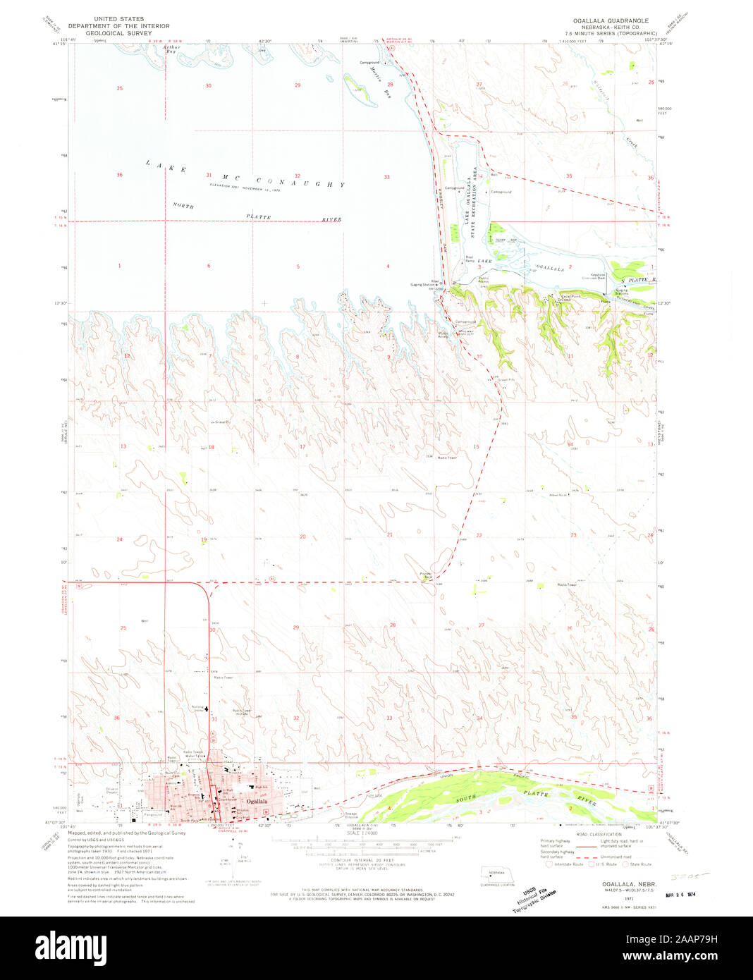 Mappa di ogallala, nebraska Immagini senza sfondo e Foto Stock ...