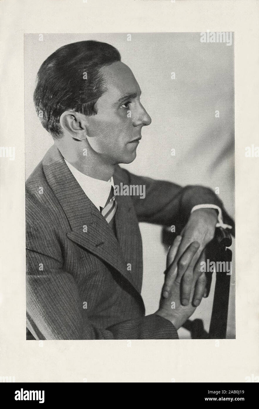 Ritratto D'epoca Joseph Goebbels Nazista Immagini e Fotos Stock - Alamy