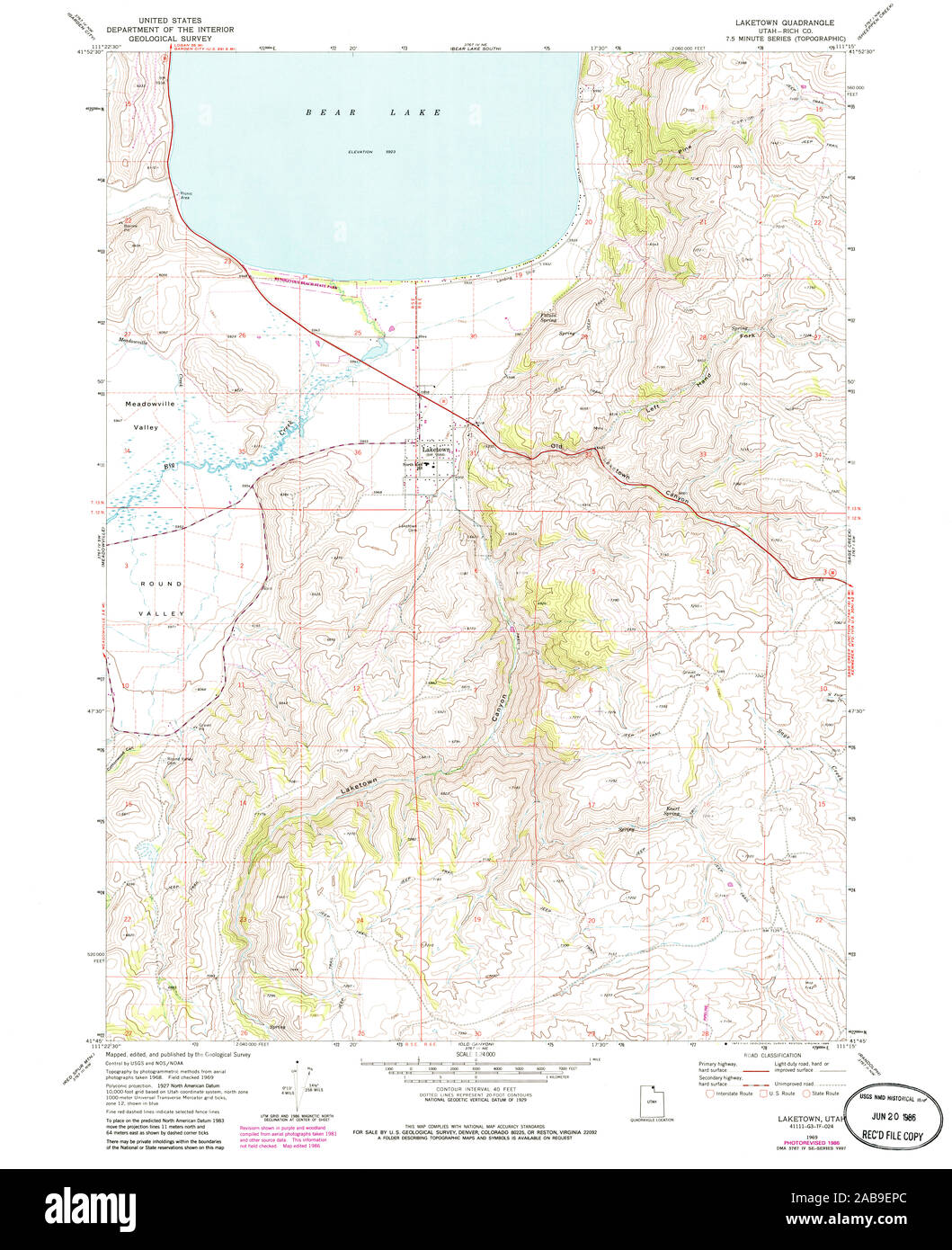 Mappa di laketown immagini e fotografie stock ad alta risoluzione - Alamy