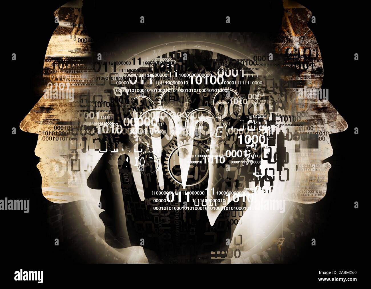 Cervello stilizzato immagini e fotografie stock ad alta risoluzione - Alamy