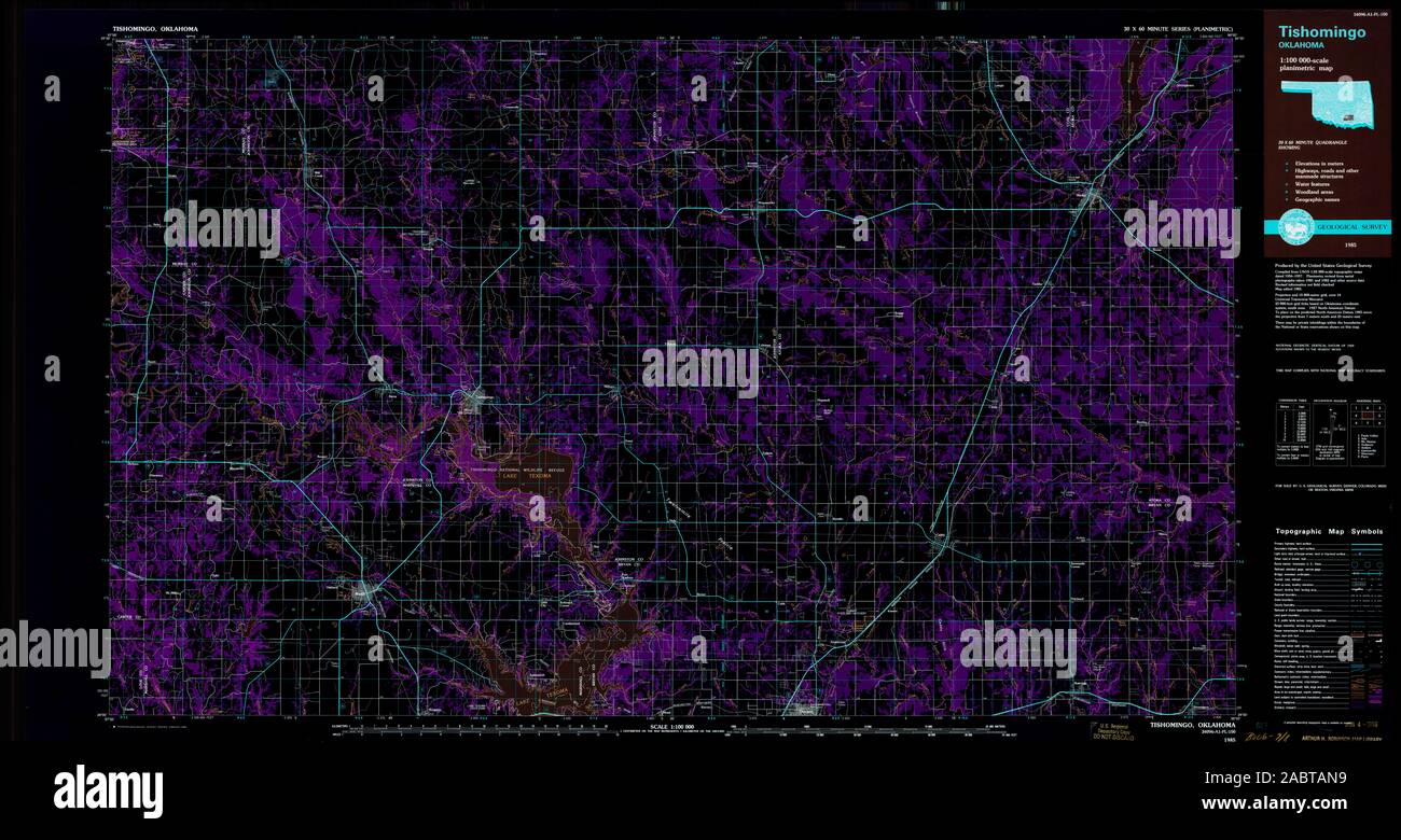 Mappa di tishomingo immagini e fotografie stock ad alta risoluzione - Alamy