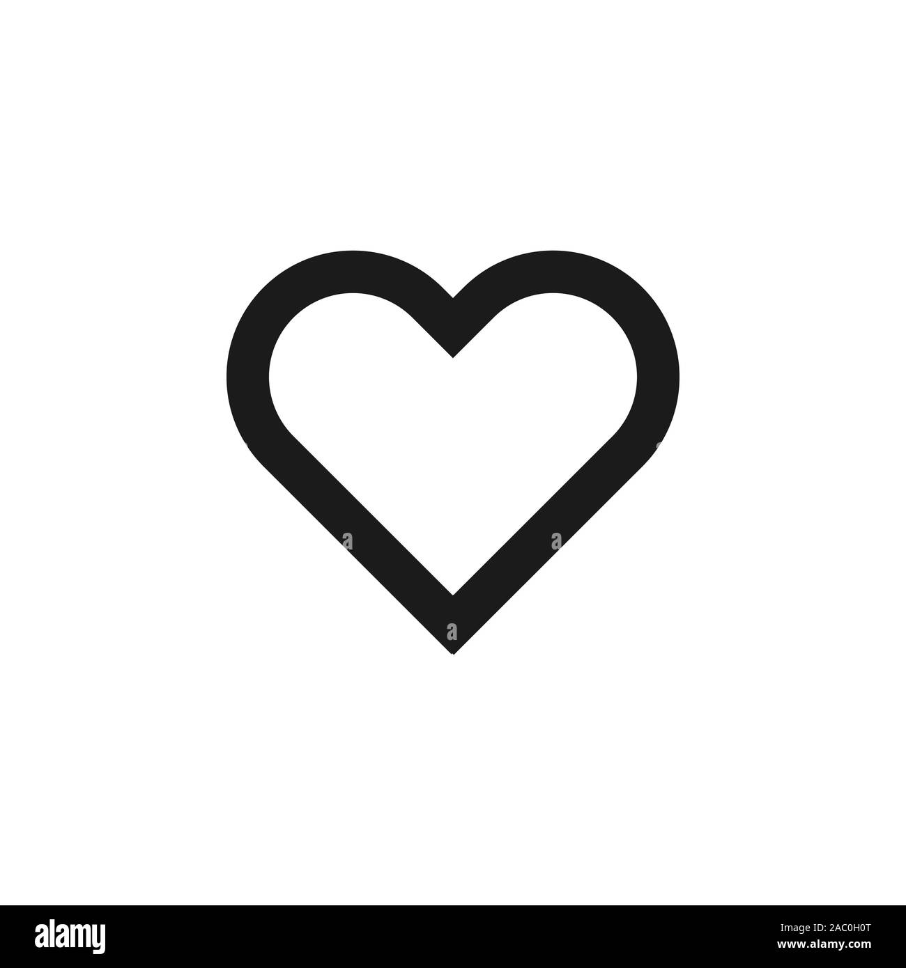 Linea del cuore Immagini Vettoriali Stock - Alamy