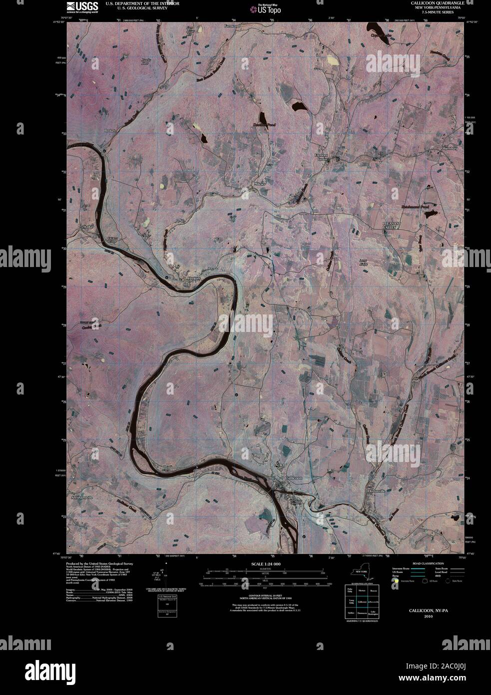 Mappa di callicoon immagini e fotografie stock ad alta risoluzione - Alamy