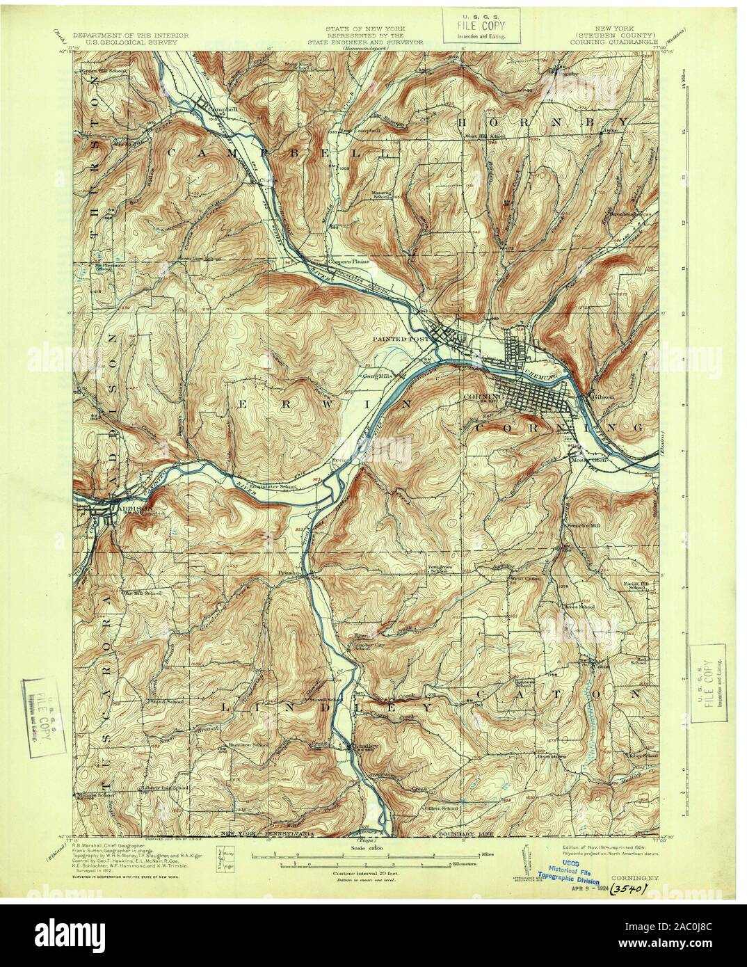 Mappa di corning immagini e fotografie stock ad alta risoluzione - Alamy