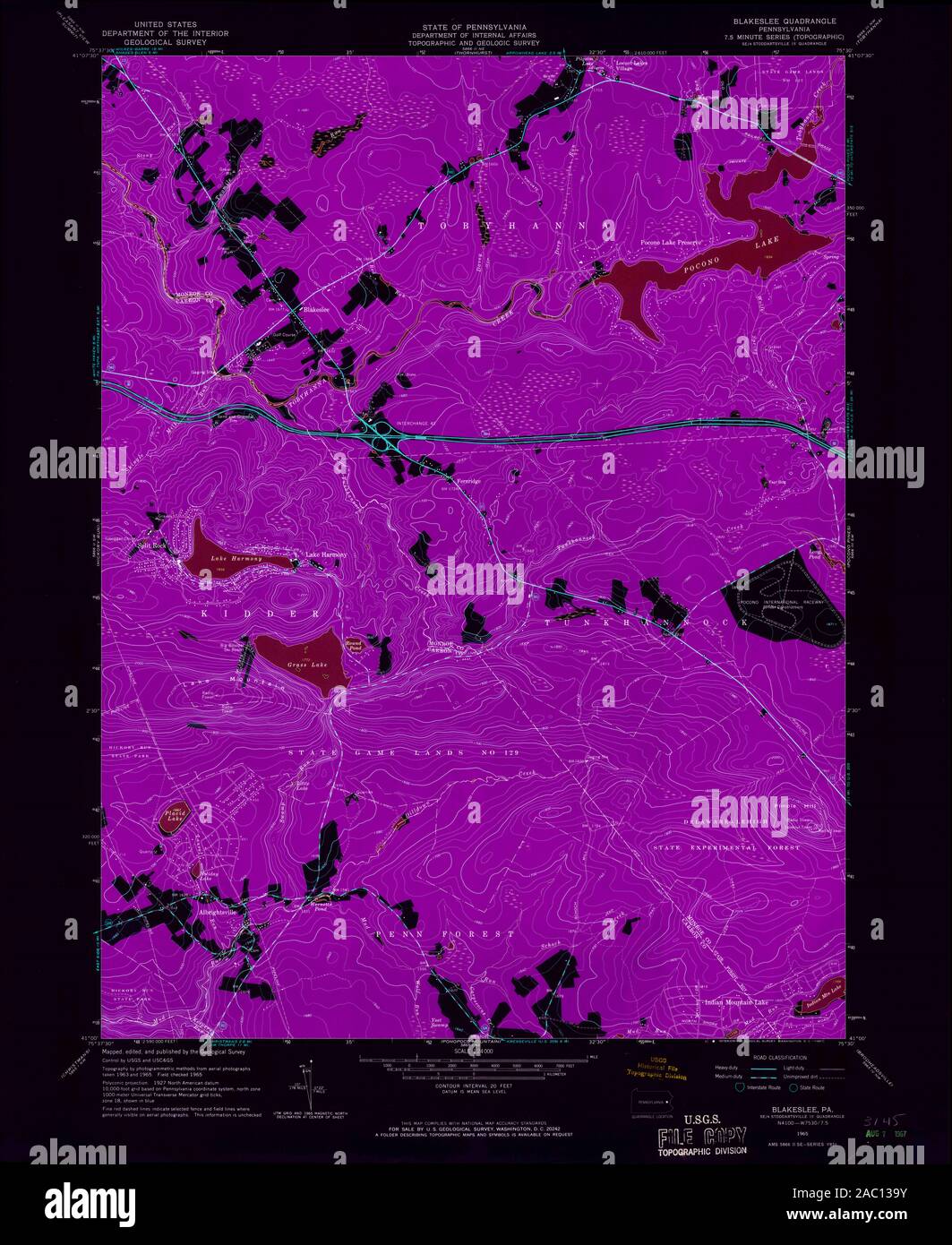 Mappa di blakeslee immagini e fotografie stock ad alta risoluzione - Alamy