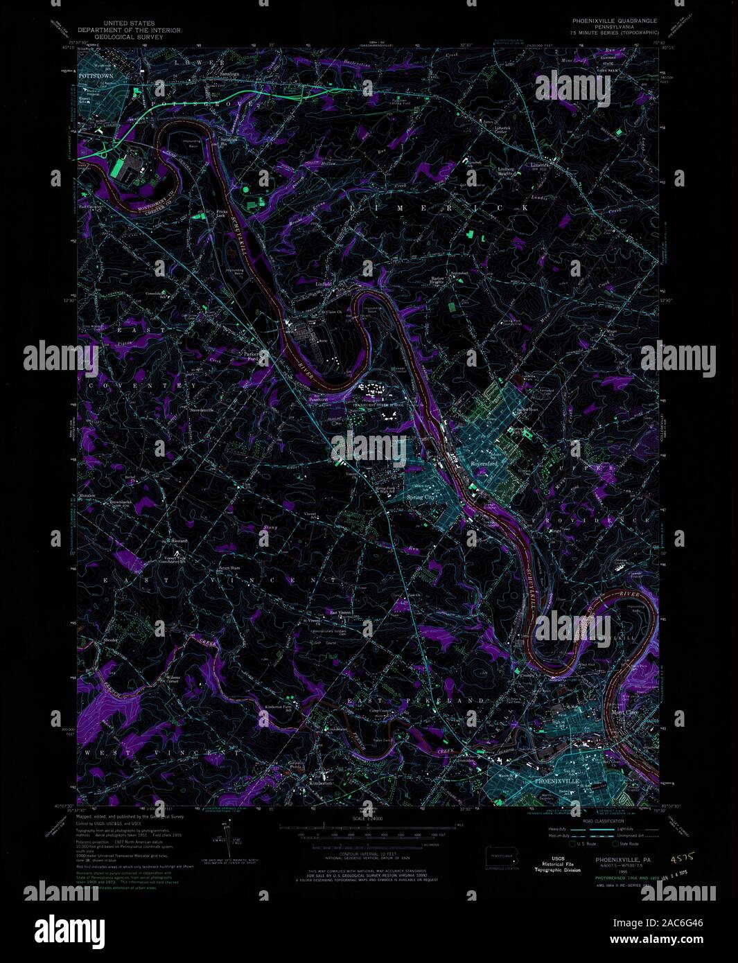 Mappa di phoenixville immagini e fotografie stock ad alta risoluzione ...