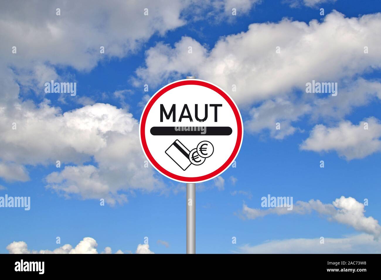 Maut schild immagini e fotografie stock ad alta risoluzione - Alamy