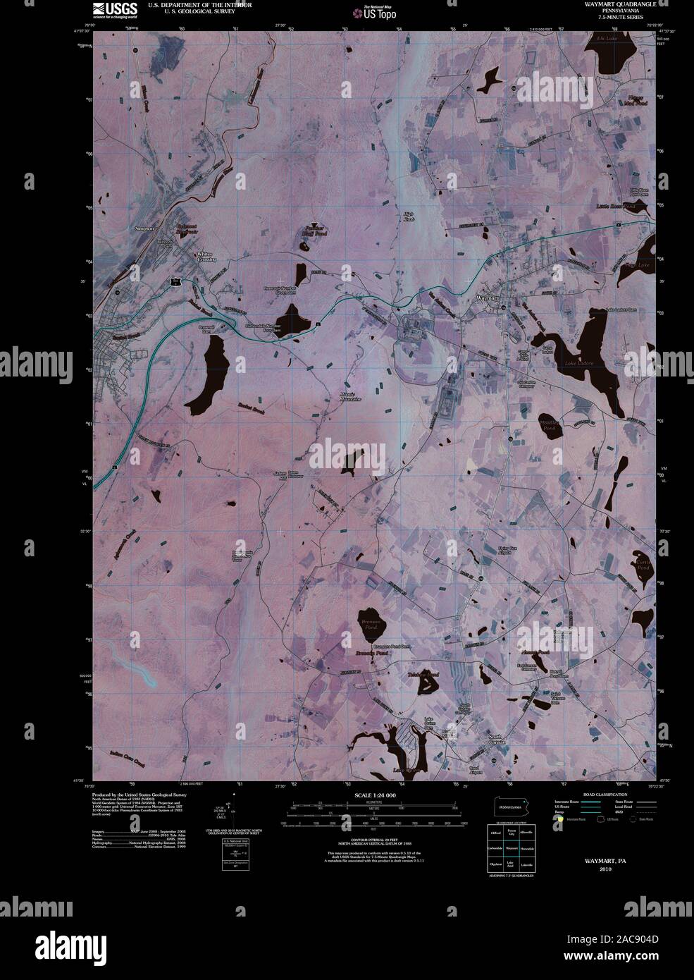 Mappa di waymart immagini e fotografie stock ad alta risoluzione - Alamy