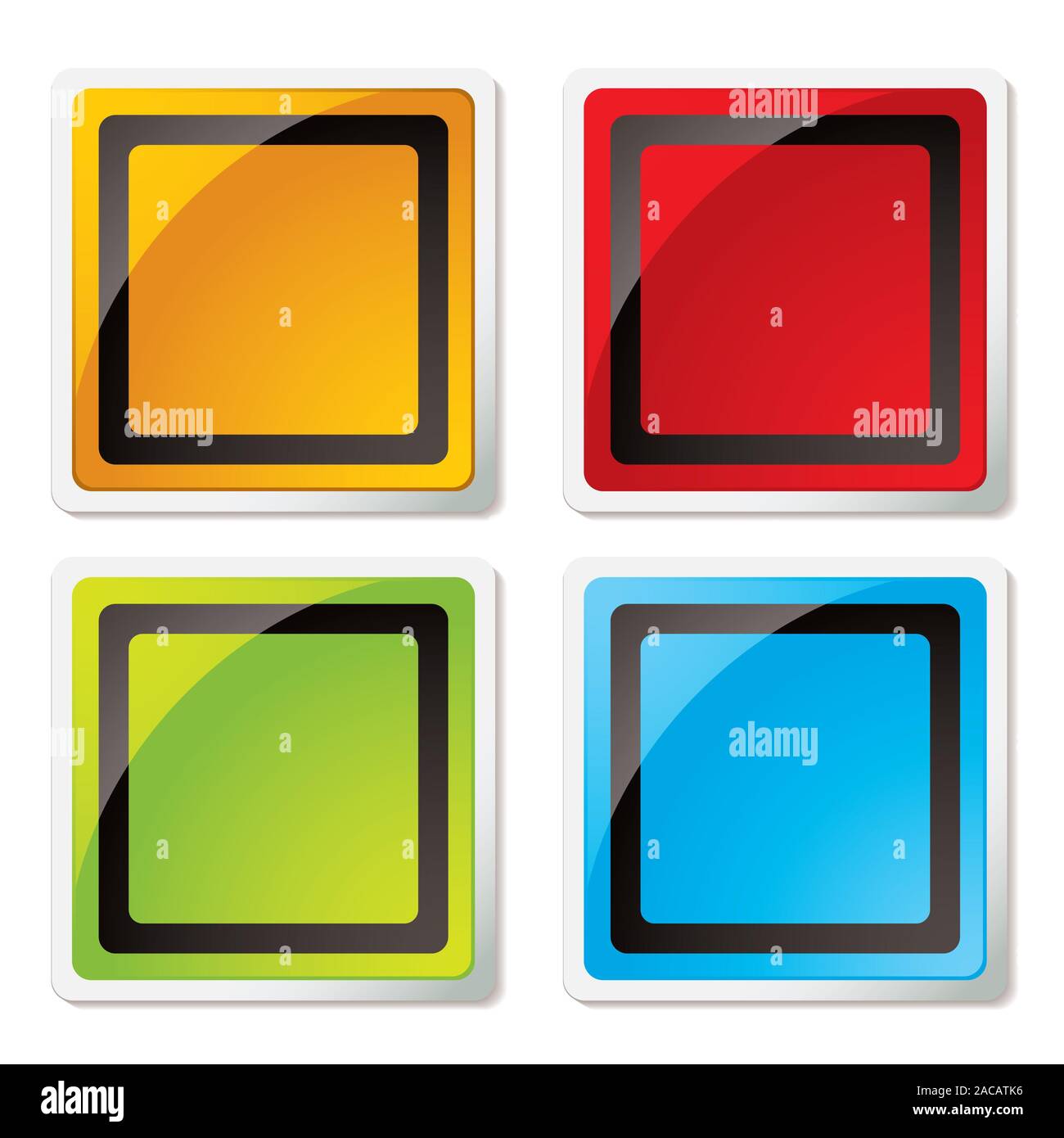 Icona quadrata immagini e fotografie stock ad alta risoluzione - Alamy