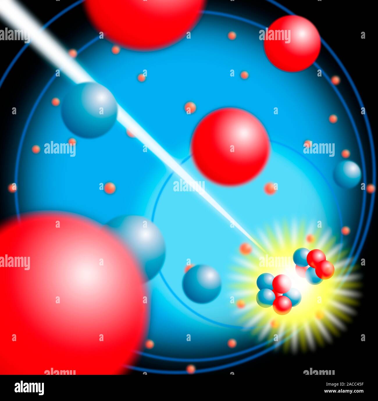 La fissione nucleare. Calcolatore di artwork, nucleare o atomica ...