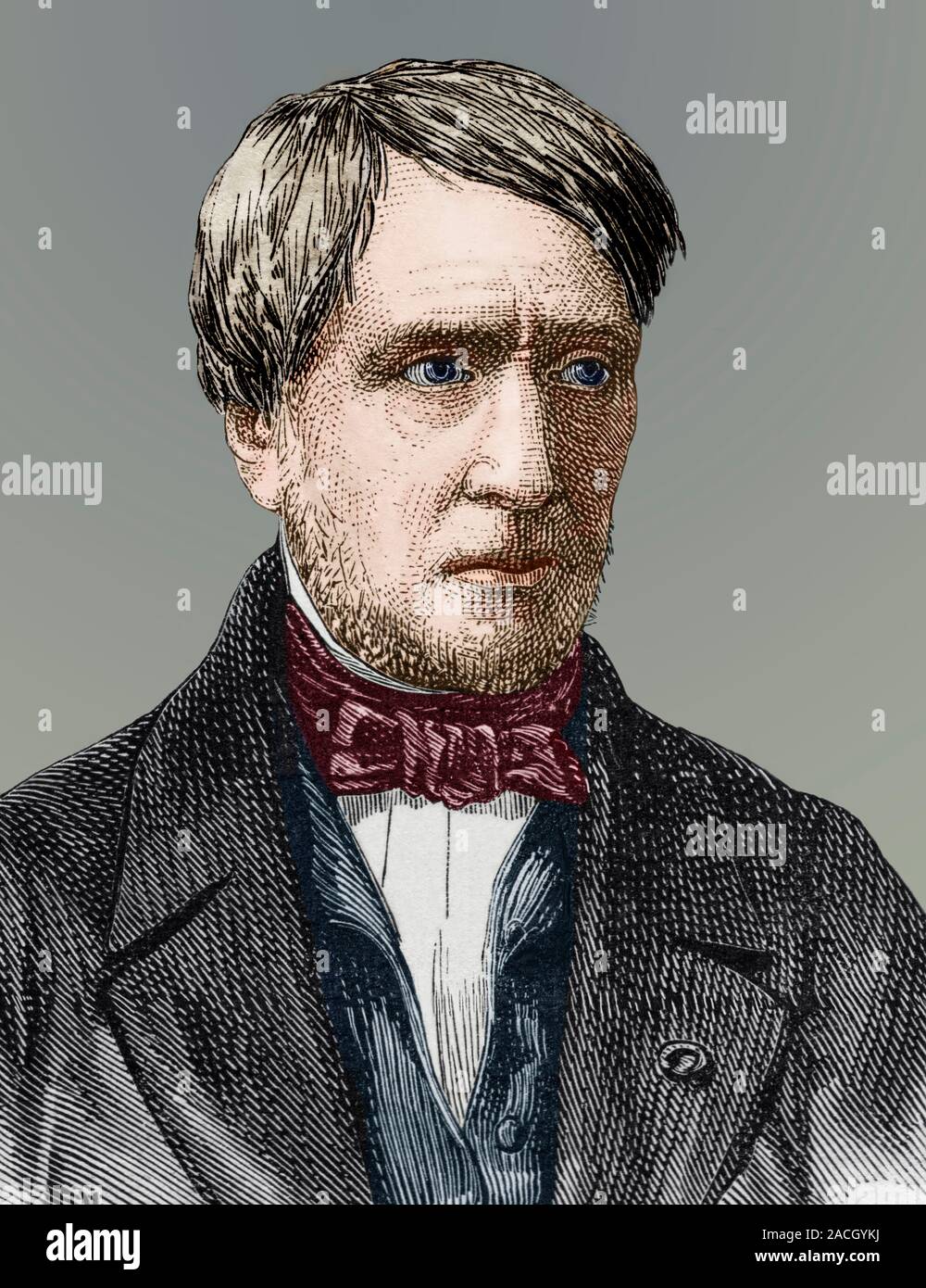 Antoine Cesar Becquerel, Francese fisico e chimico e uno dei fondatori ...